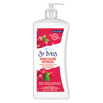 Crema corporal St Ives humectacion intensiva 532 ml | Compre Ahora